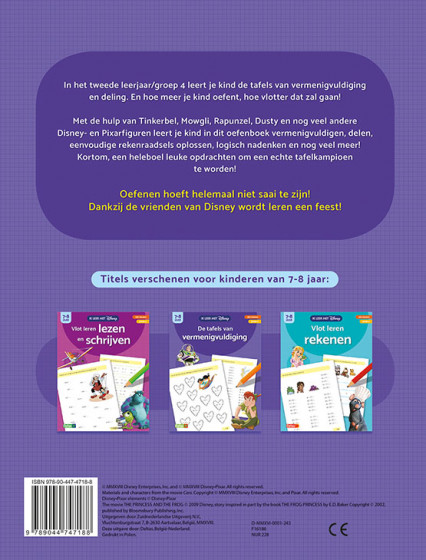 Deltas j'apprends avec Disney - les tables de multiplication - Internet ...